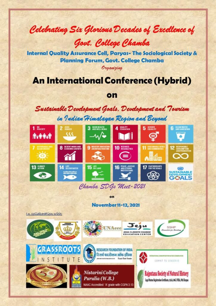 An International Conference on Sustainable Development Goals, Development and Tourism – GFSRD