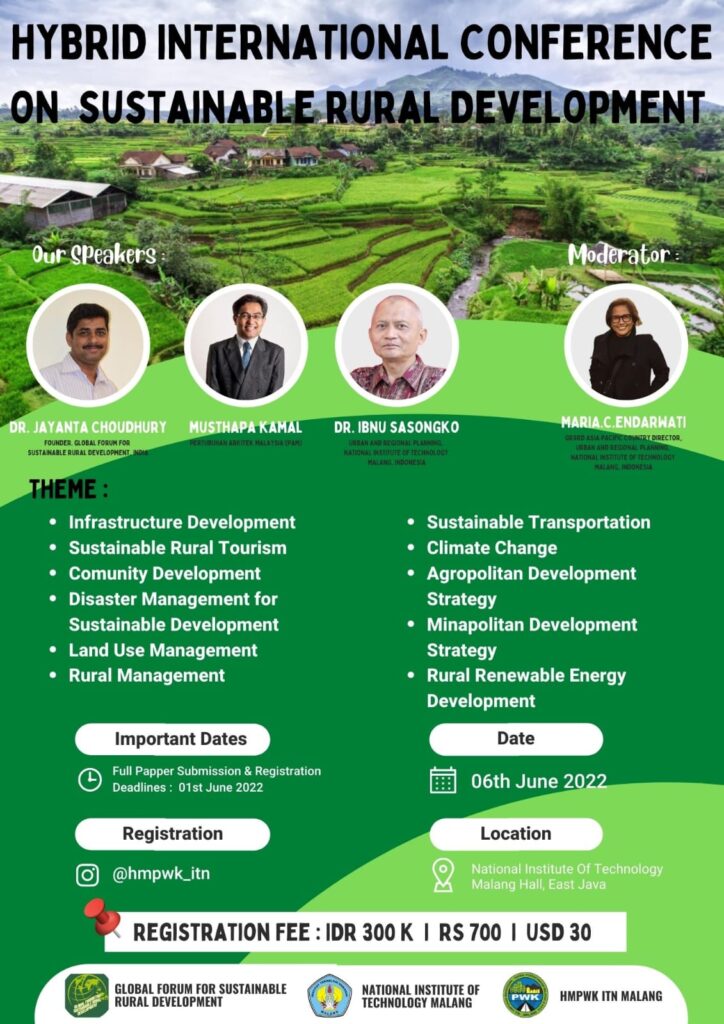 Hybrid International Conference on Sustainable Rural Development – GFSRD